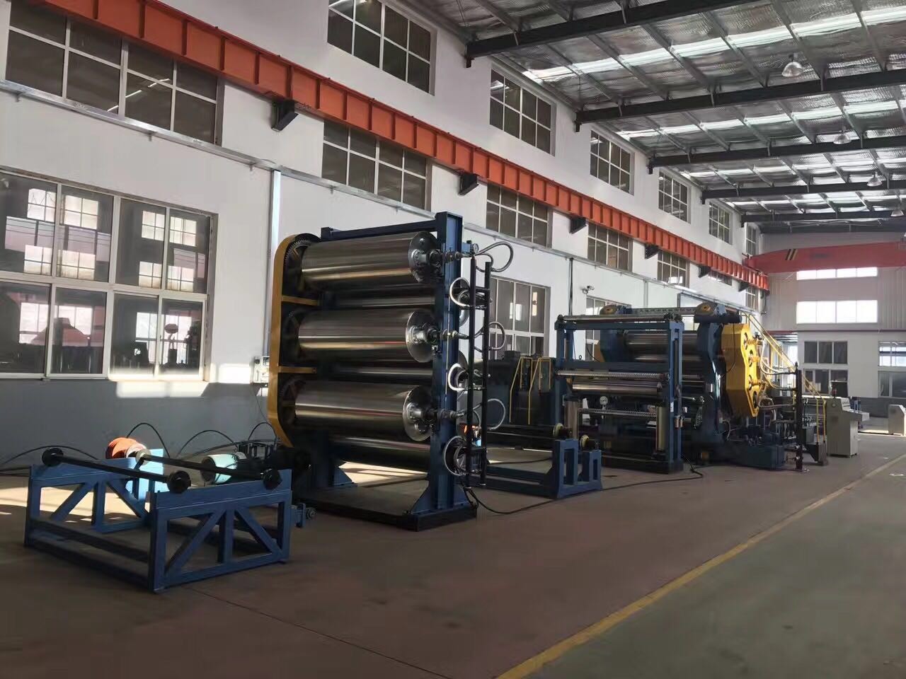 Machine de calandre électrique 220V/380V/440V avec système de vide en ...